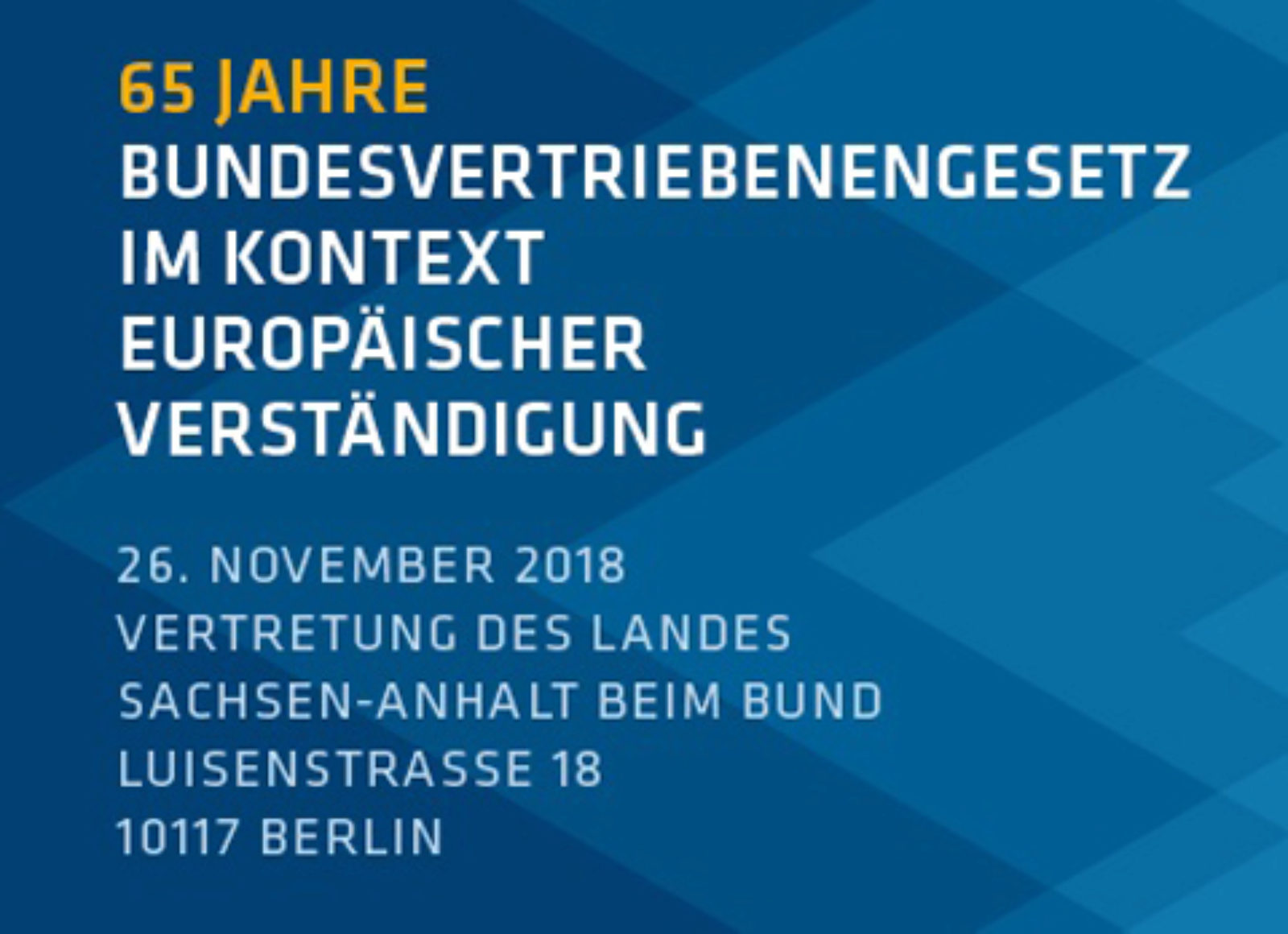 65 Jahre Bundesvertriebenengesetz - Siebenbuerger.de