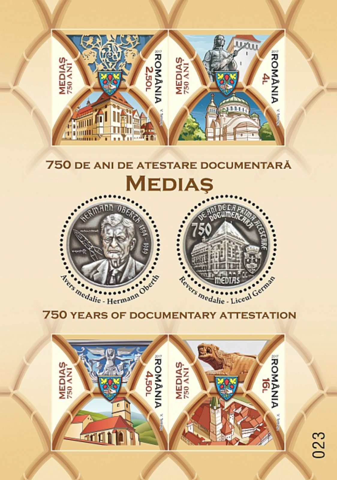 Mediasch und Mediascher auf Briefmarken und philatelistischen Belegen ...