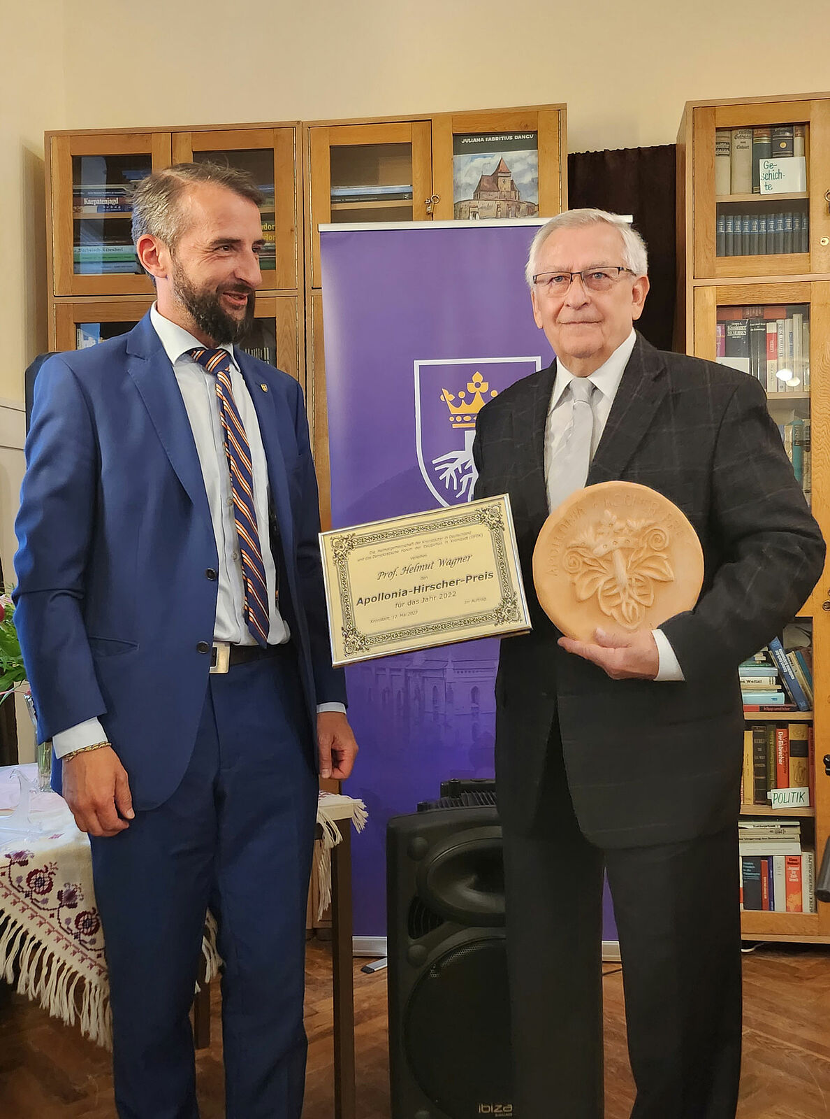Ein Fest von ganzem Herzen: Helmut Wagner wurde mit dem Apollonia ...