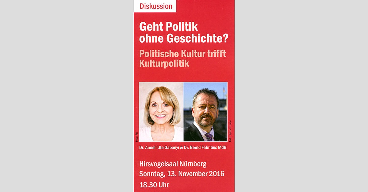 Bernd Fabritius und Anneli Ute Gabanyi diskutieren: "Politik ohne ...