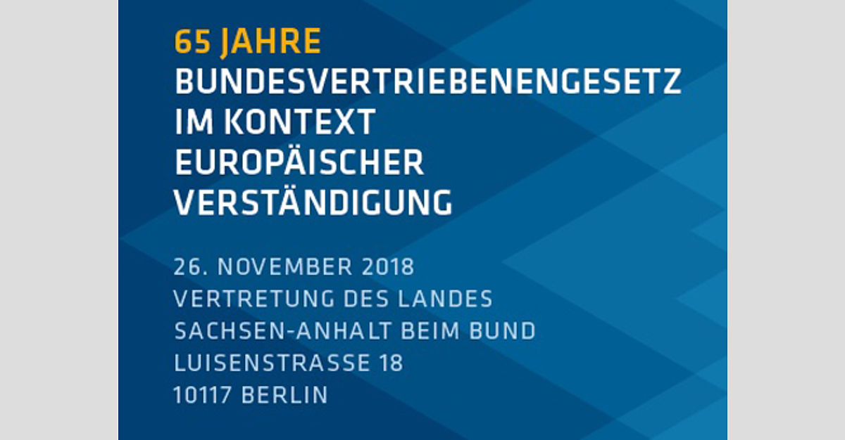 65 Jahre Bundesvertriebenengesetz - Siebenbuerger.de