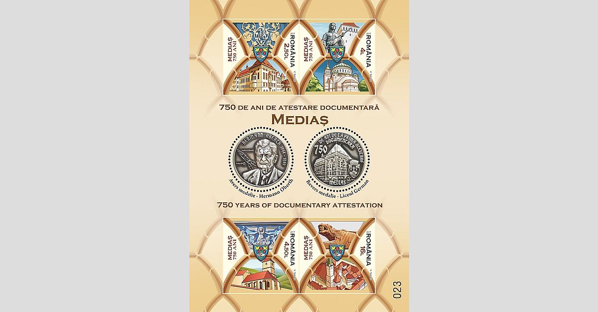 Mediasch und Mediascher auf Briefmarken und philatelistischen Belegen ...