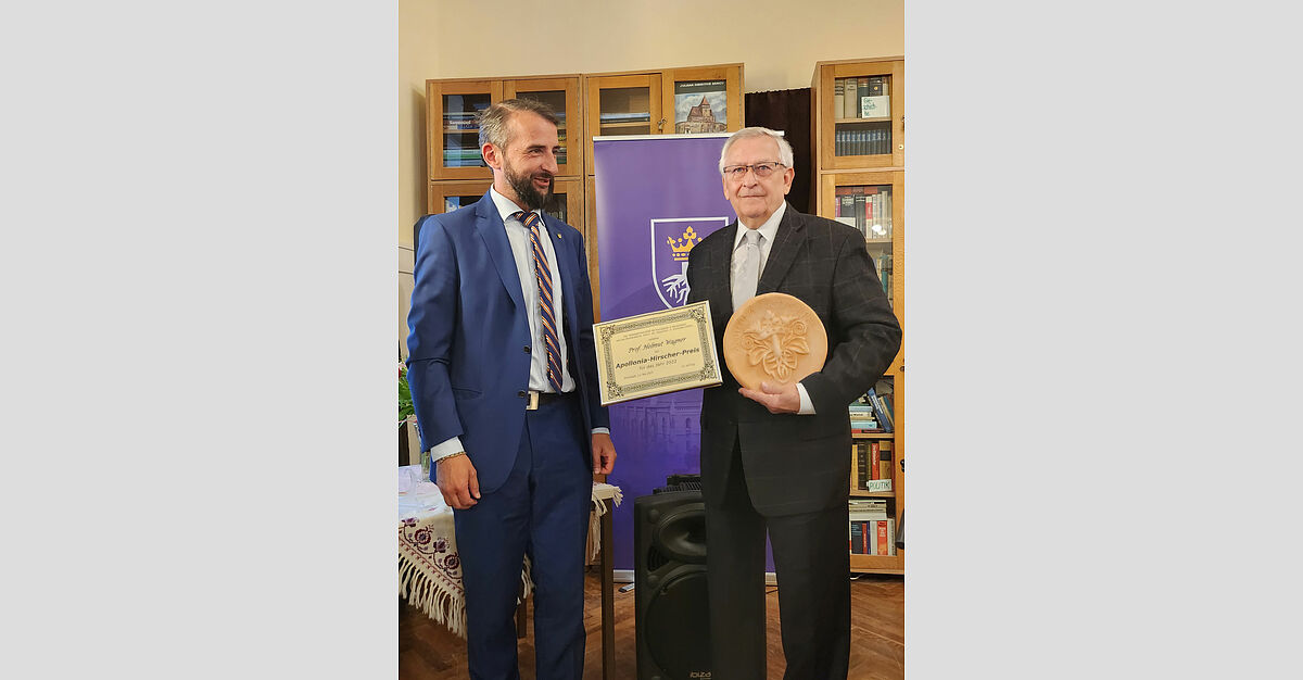 Ein Fest von ganzem Herzen: Helmut Wagner wurde mit dem Apollonia ...